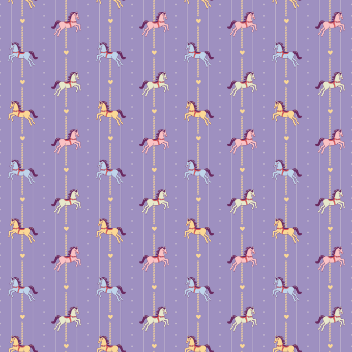 Baby Bubble in Purple Carousel – Nella June